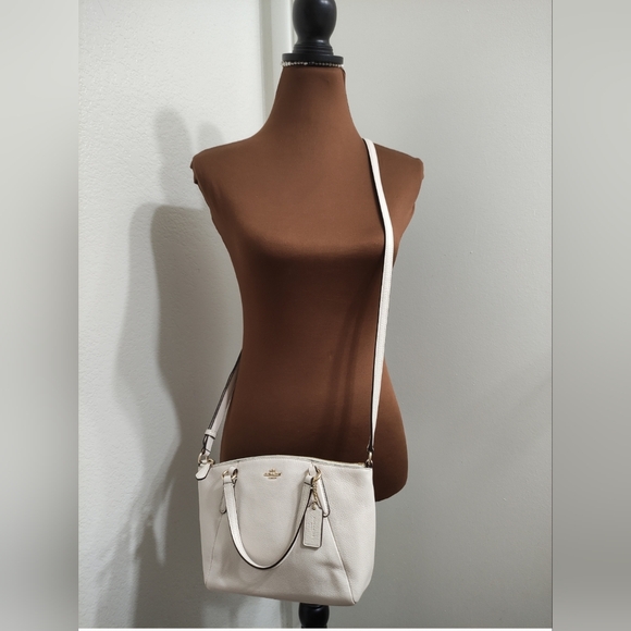 Coach | Bags | Coach Mini Kelsey Satchel In Pebble Leather F57563 ...